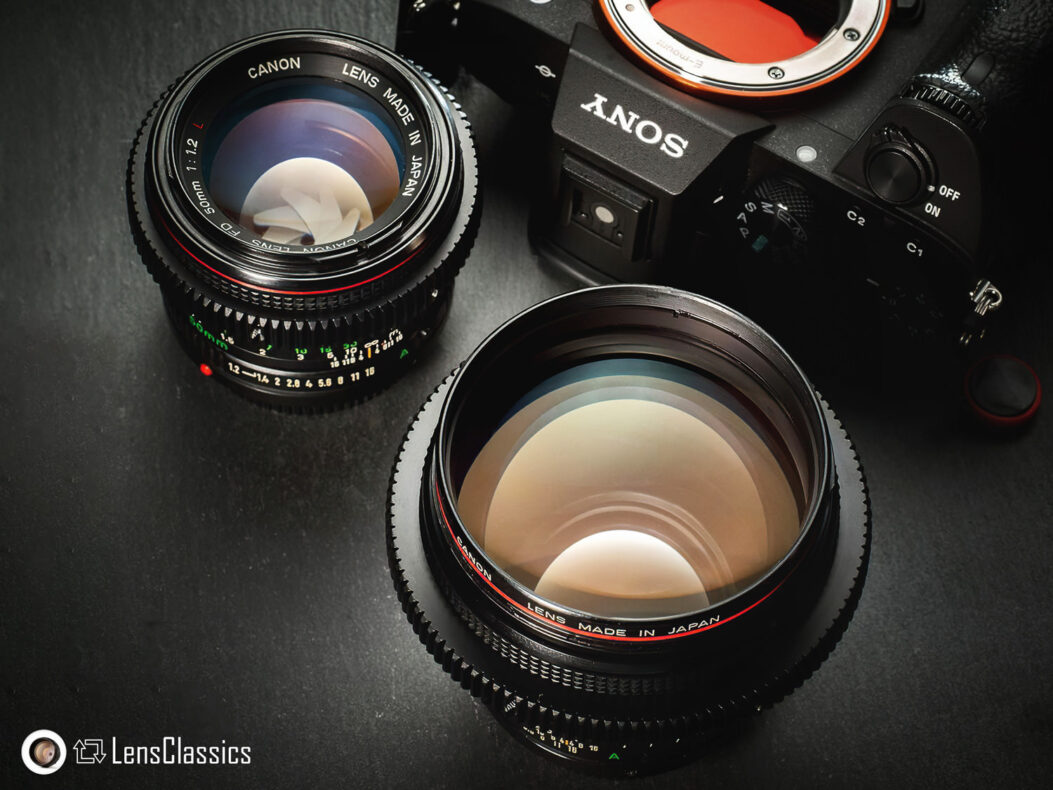 Canon nFD-L lenses (24 F1.4, 50 F1.2 85 F1.2) | Seamless Metal Follow ...